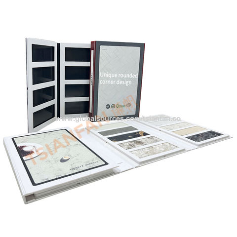 China Stone Sample Folder Plastic Tile Display Book Quartz Catalogue Ceramic Specimen Porcelain ...