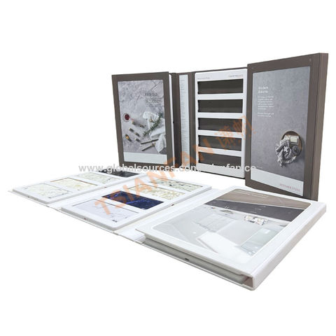 China Stone Sample Folder Plastic Tile Display Book Quartz Catalogue ...