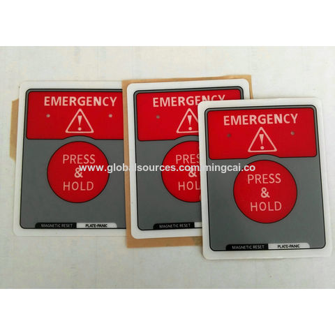 China OEM Membrane Panel Lexan Panel Sticker for smart sanitary ware on ...