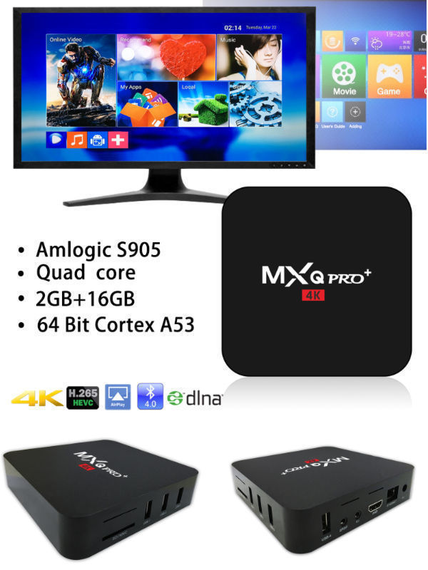 Android-based TV set-top boxes MXQ Pro 4K 5G RK3318 Androkd TV Box ...