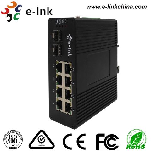 China 2-port 100BASE FX + 8-port 10/100BASE-T SFP Ethernet Switch on ...