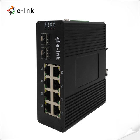 China 2-port 100BASE FX + 8-port 10/100BASE-T SFP Ethernet Switch on ...