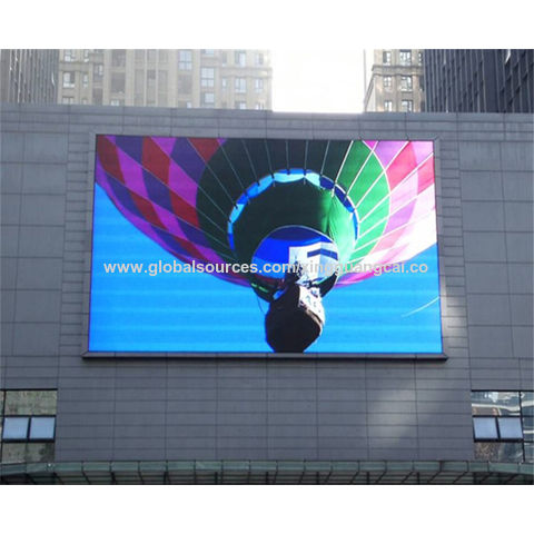 China Free standing led display outdoor P4 screen waterproof cabinet ...
