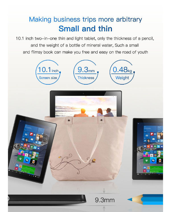 China Windows 10 Dual Mode 10.1 inch 4GB+128GB 2-in-1 Tablet PC Laptop ...