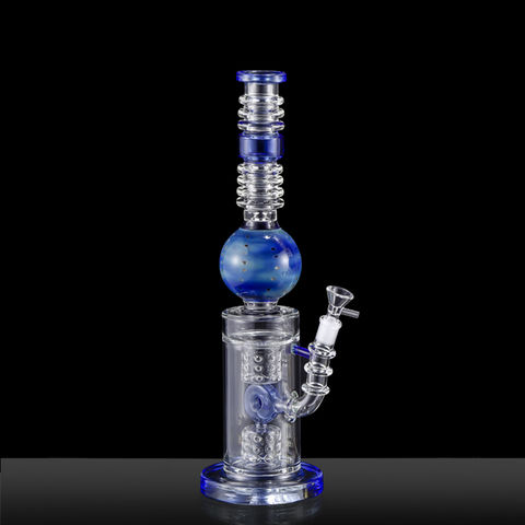 China 2021 New design Smoking water glass bong 16″ Swiss Donut Orb Perc ...