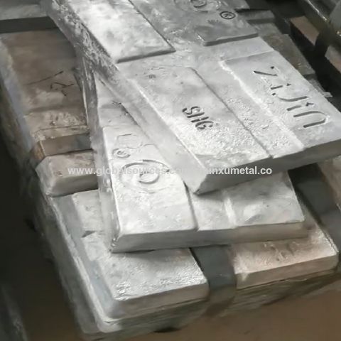 China Zinc ingot 99.995%/Pure zinc Ingot /Zn ingot with good price on ...