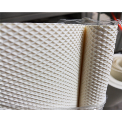 China Best selling quality diamond pattern white food grade PVC ...