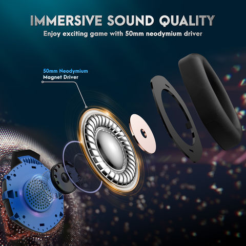 China ONIKUMA K2 pro Computer Gaming Headset With Mic Adjustable Rgb ...