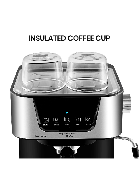 China 15 Bar Pump Espresso and Cappuccino Machine Screen Display ...