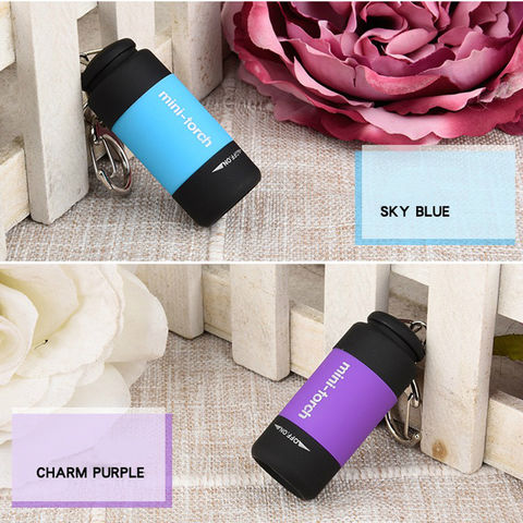 China Corporate promotional gifts mini key ring torch small souvenirs ...