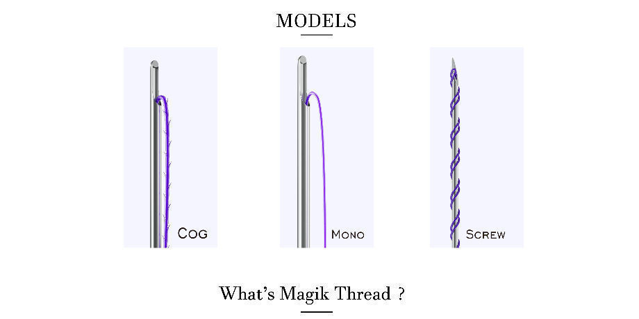 Pto PPO Mono Threading Face Lift Smooth Twin Arm Pdo Thread Cost, pdo ...