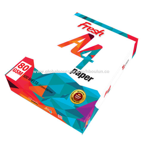 China A4 copy paper 80g 70g high quality copy paper print paper on ...