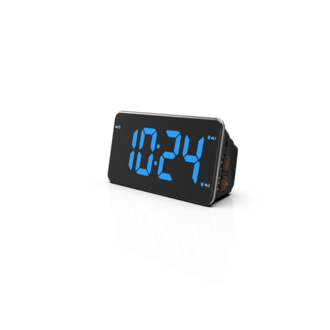 China Large LED Digital Alarm Clock with Bed Shake for Bedroom with ...
