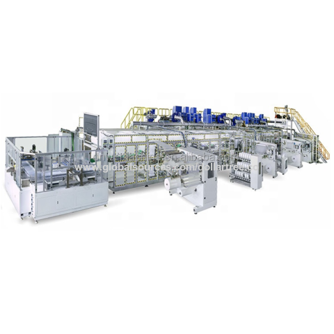 China Adult Baby Diaper Production Line,High Speed Modern Design Full ...