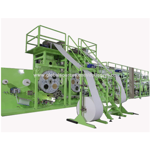 China Adult Baby Diaper Production Line,High Speed Modern Design Full ...