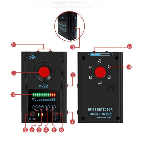 China K19 Signal Wireless hidden camera detector Anti Spy Camera ...