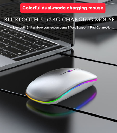 China Dual Mode 2.4G Wireless +Usb Rechargeable Mouse Bluetooth Mute ...