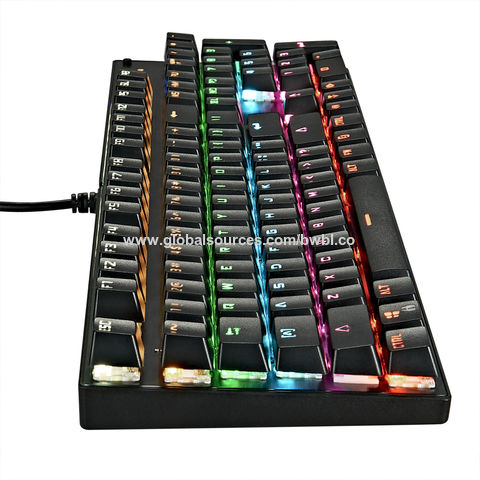 China Gaming Keyboard,For Gamer Use RGB Backlight Wired Cable Keyboard ...