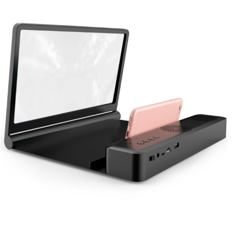 China F12 6D Bluetooth speaker Screen Magnifier Amplifier Mobile Phone ...