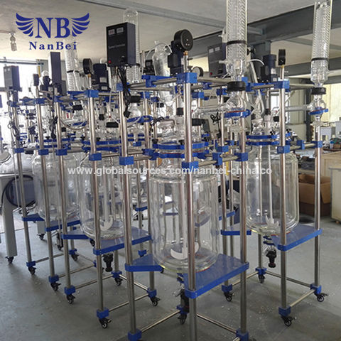 China Explosion-proof glass jacketed bubble column reactor on Global ...