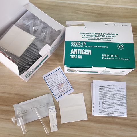 China PEI/Bfarm CE Diagnostic Cov19 Antigen Rapid test kit cassette ...