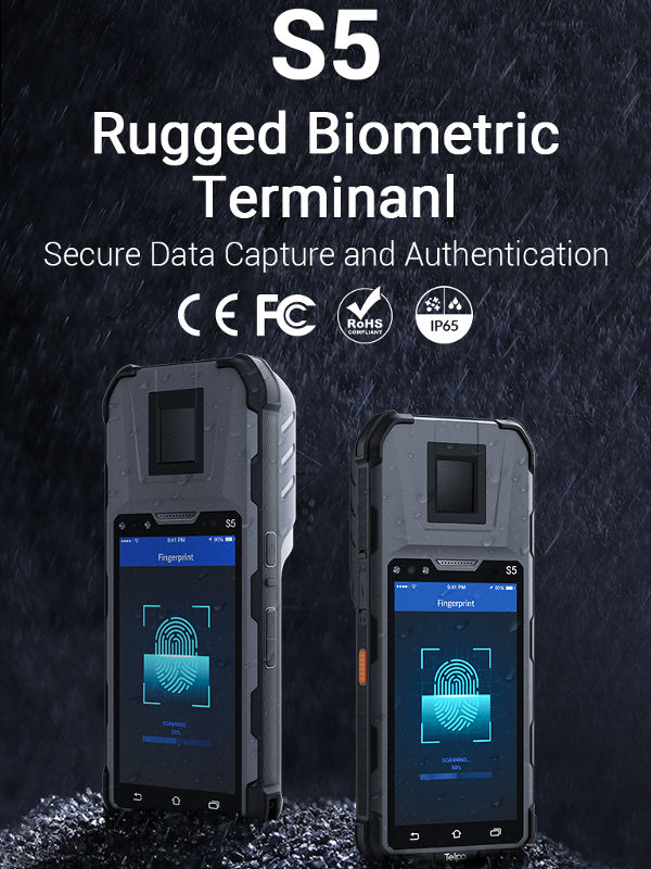China IP65 rugged handheld terminal S5 wireless android 9 barcode ...