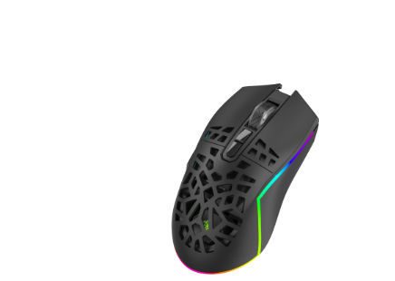 7D 2.4Ghz Wireless Gaming Mouse, holes design mouse, RGB gaming mouse ...