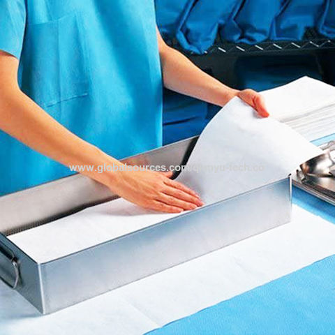 China 80GSM Surgical tray wraps for instrument and equipment protection ...