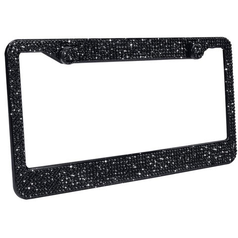 China Bling Car License Plate Frame, Diamond License Plate Cover ...