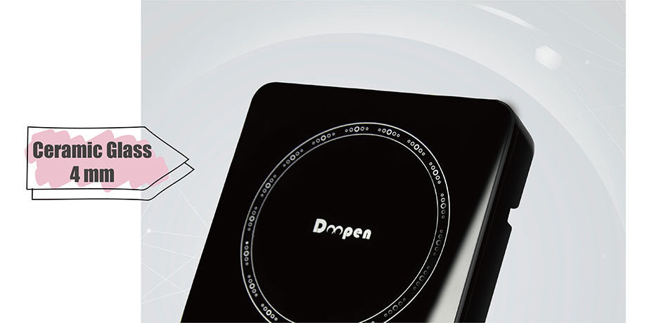 China B5 Size Portable Mini Induction Hob in Black with 1 Element ...