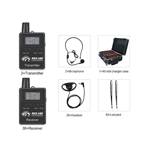 China Duplex System Audio Guide System with Long Talking Range Whisper ...
