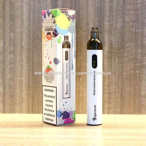 China VAPEMAN V2 2500 Puffs Rechargeable 700mAh Battery Disposable ...