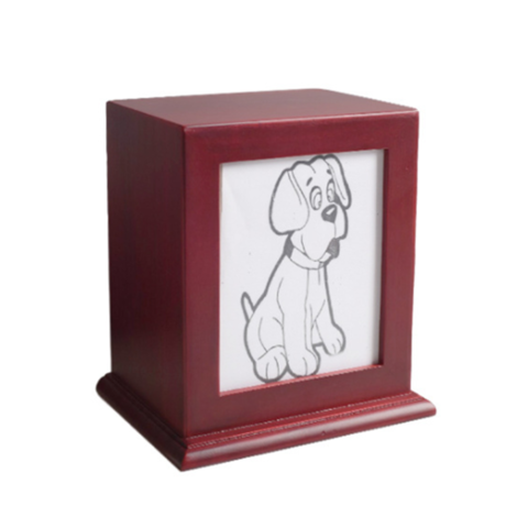 China Professional Dogs Cats Case wood pet bone ash box on Global ...