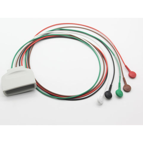 China PH ECG Telemetry MX40 ECG 5Lead Leadwires AHA Snap on Global ...