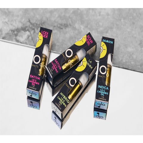 China Wholesale CBD/THC disposable Glo vape cartridge with package on ...