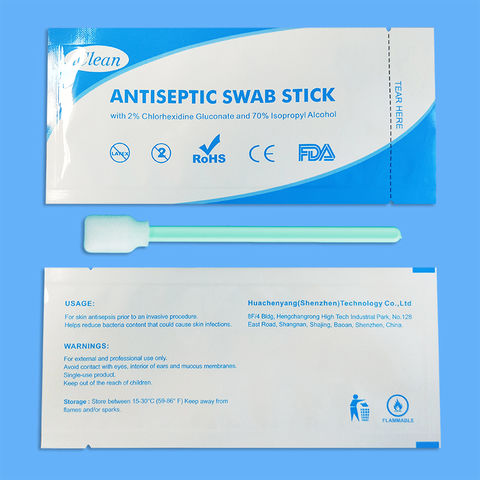 China 3ml Medical Disposable Chg IPA Prep Surgical Antiseptic Swab ...