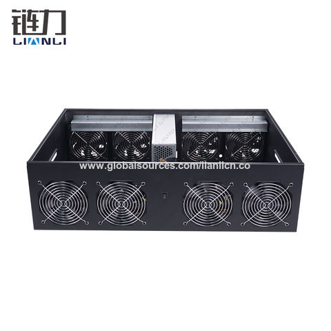 China 65MM Spacing 8GPU mining rig case Frame 8 GPU ethereum mining ...