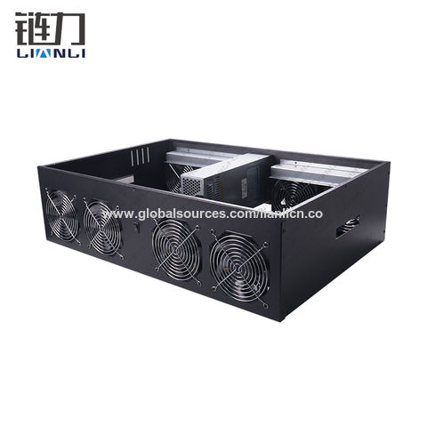 China 65MM Spacing 8GPU mining rig case Frame 8 GPU ethereum mining ...