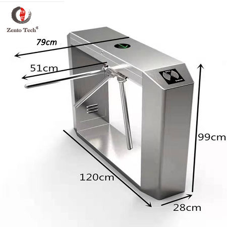 China 304 Stainless Steel Security Tripod Barrier Turnstile Gate on ...