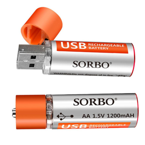 China Novelty Design USB Rechargeable Lithium-ion AA Battery on Global ...