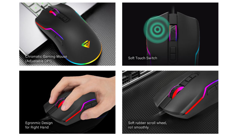 Unique cracking design 7d RGB LED gaming mouse, 7d Gaming Mouse gaming ...