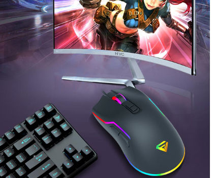 Unique cracking design 7d RGB LED gaming mouse, 7d Gaming Mouse gaming ...