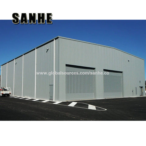 China Long life span sandwich panel prefabricated warehouse ...