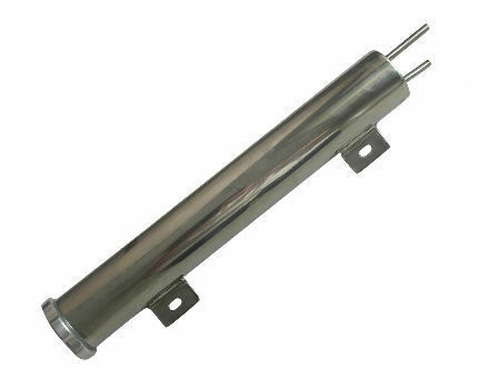 China 2x13" Polished Stainless Steel 18oz Radiator Overflow Tank ...