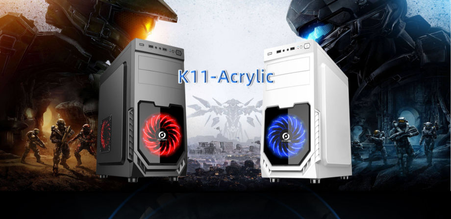 China SAMA entry level gaming case new ATX case Handle computer cases ...