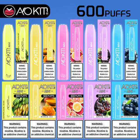 China Wholesale disposable vape pen AOKIT mini 600 puffs 2% nicotine on ...