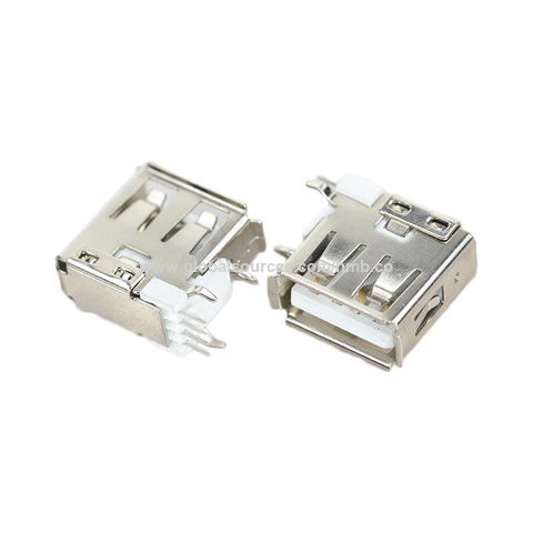 China Vertical a Female Seat Short USB Connector Side Inserted with ...