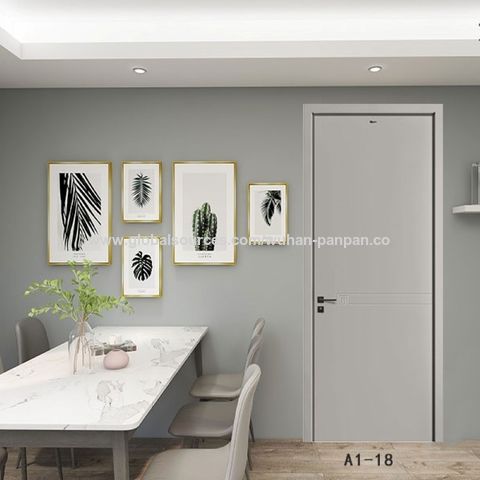 China Interior door, wood door, wooden door, interior engineered wood ...