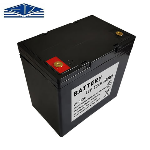 China 660Wh 12V 55Ah LiFePO4 Lithium-ion Battery for UPS Solar Systems ...
