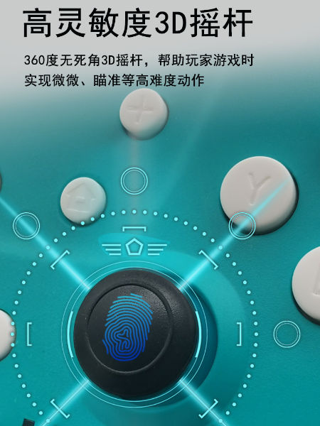 China Full-featured switch handle pro game controller six-axis wireless ...